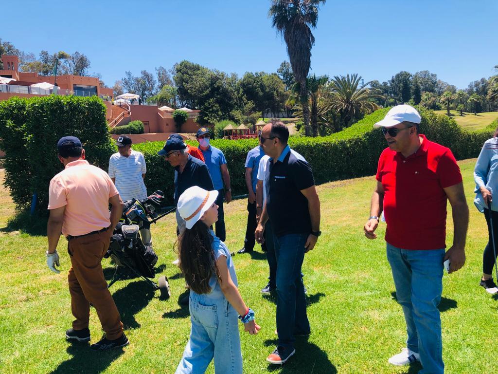 Une sortie pour les membres et leurs familles au golf de Benslimane ...