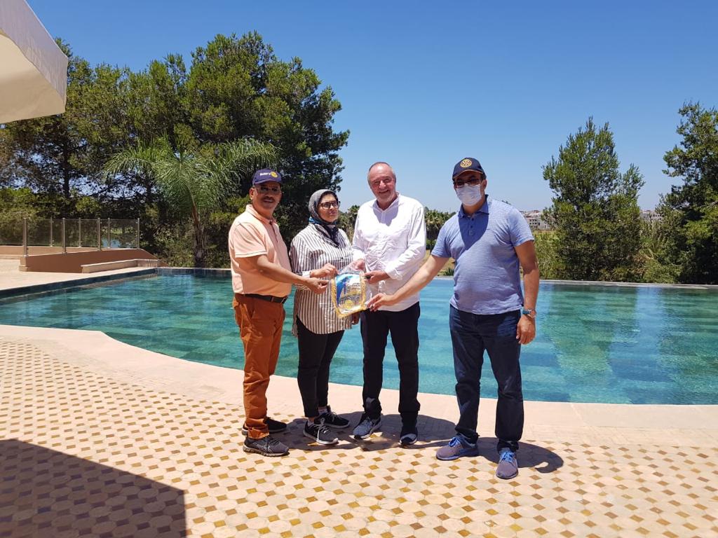 Une sortie pour les membres et leurs familles au golf de Benslimane ...