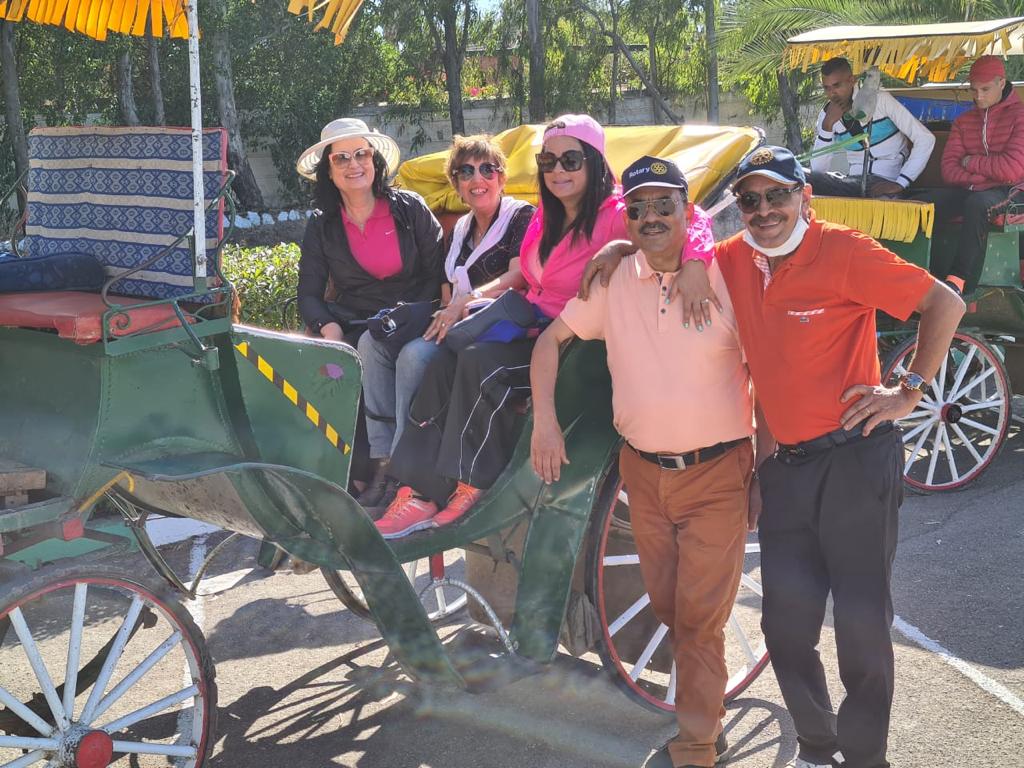 Une sortie pour les membres et leurs familles au golf de Benslimane ...