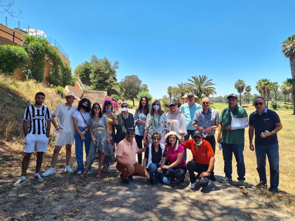 Une sortie pour les membres et leurs familles au golf de Benslimane ...